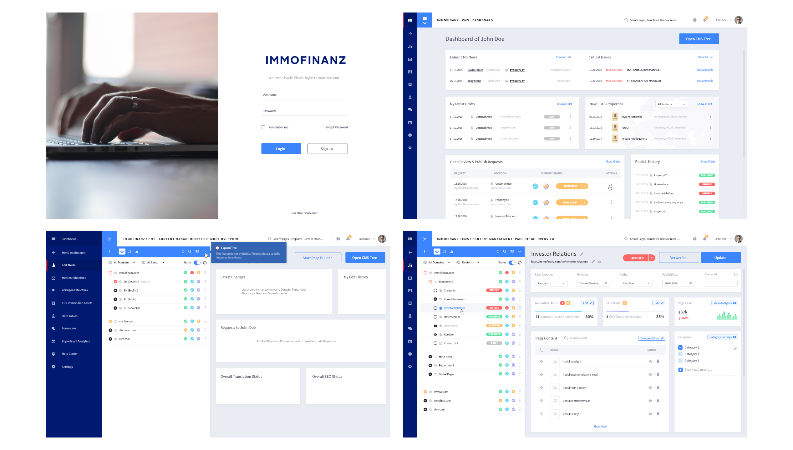 CMS Interface – SiDsBiZ | We shape your ideas into reality.